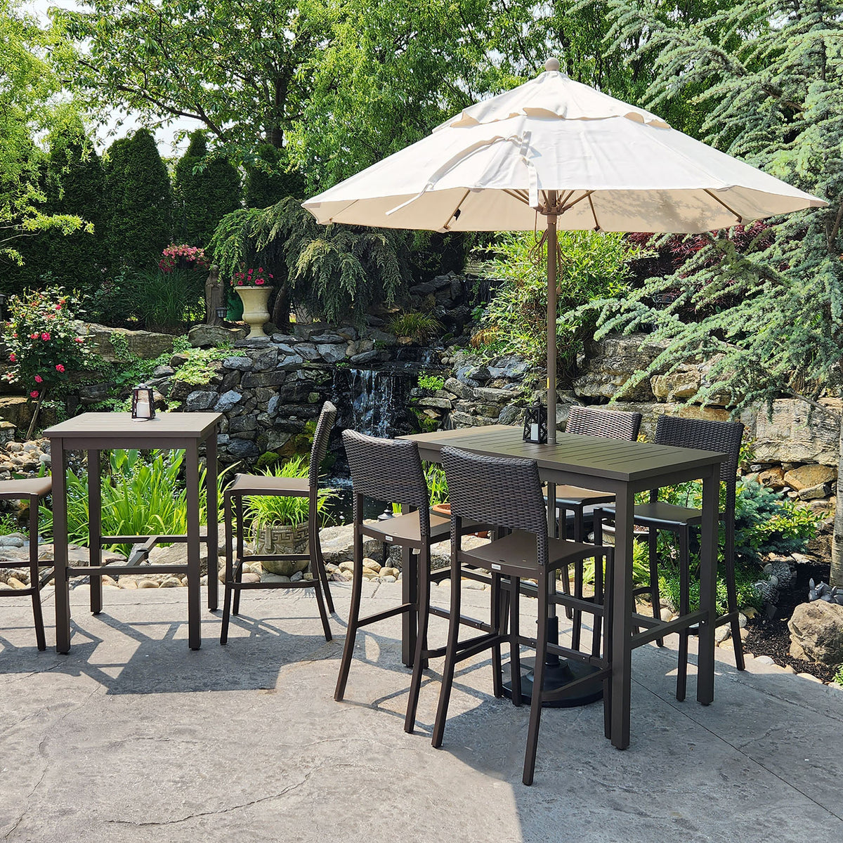 Bar Height Aluminum Bottom Pole