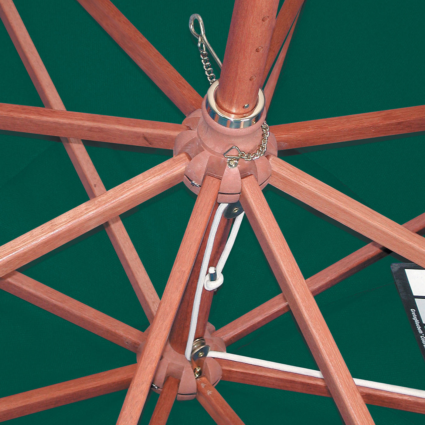 Wooden Market Umbrella