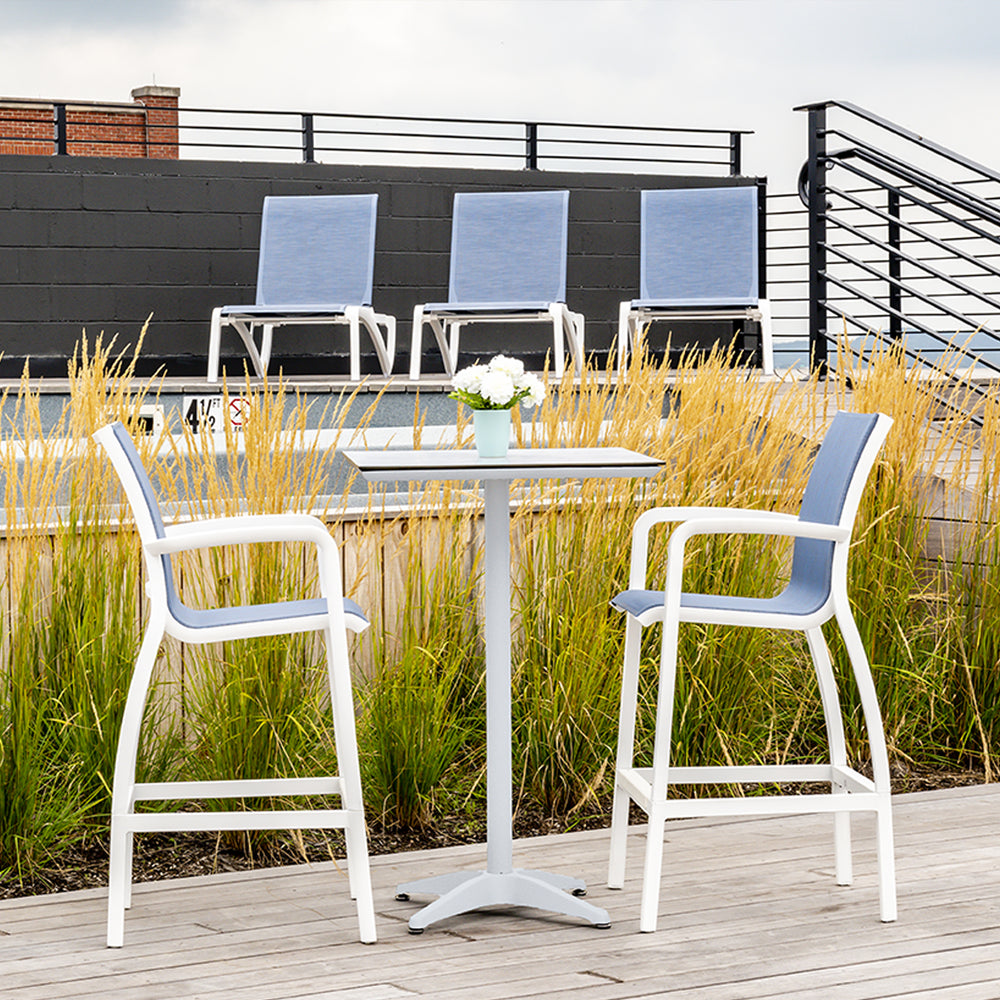 Sunset 28" Square Bar Height Table