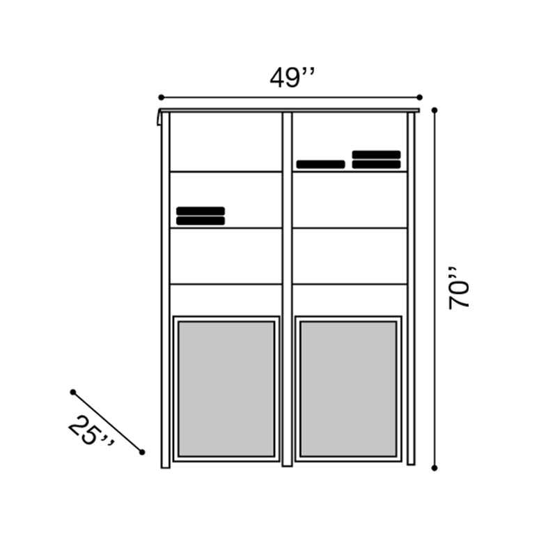 Sunset Towel Valet Double Unit
